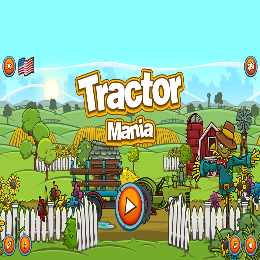 Tractor Mania Game for Kids: Free Online Tractor Driving Produce ...